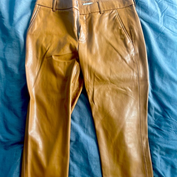 Zara | Pants & Jumpsuits | Polyurethane Pants | Poshmark